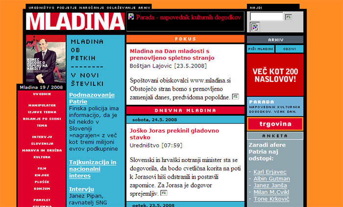 Prenovljena mladina.si