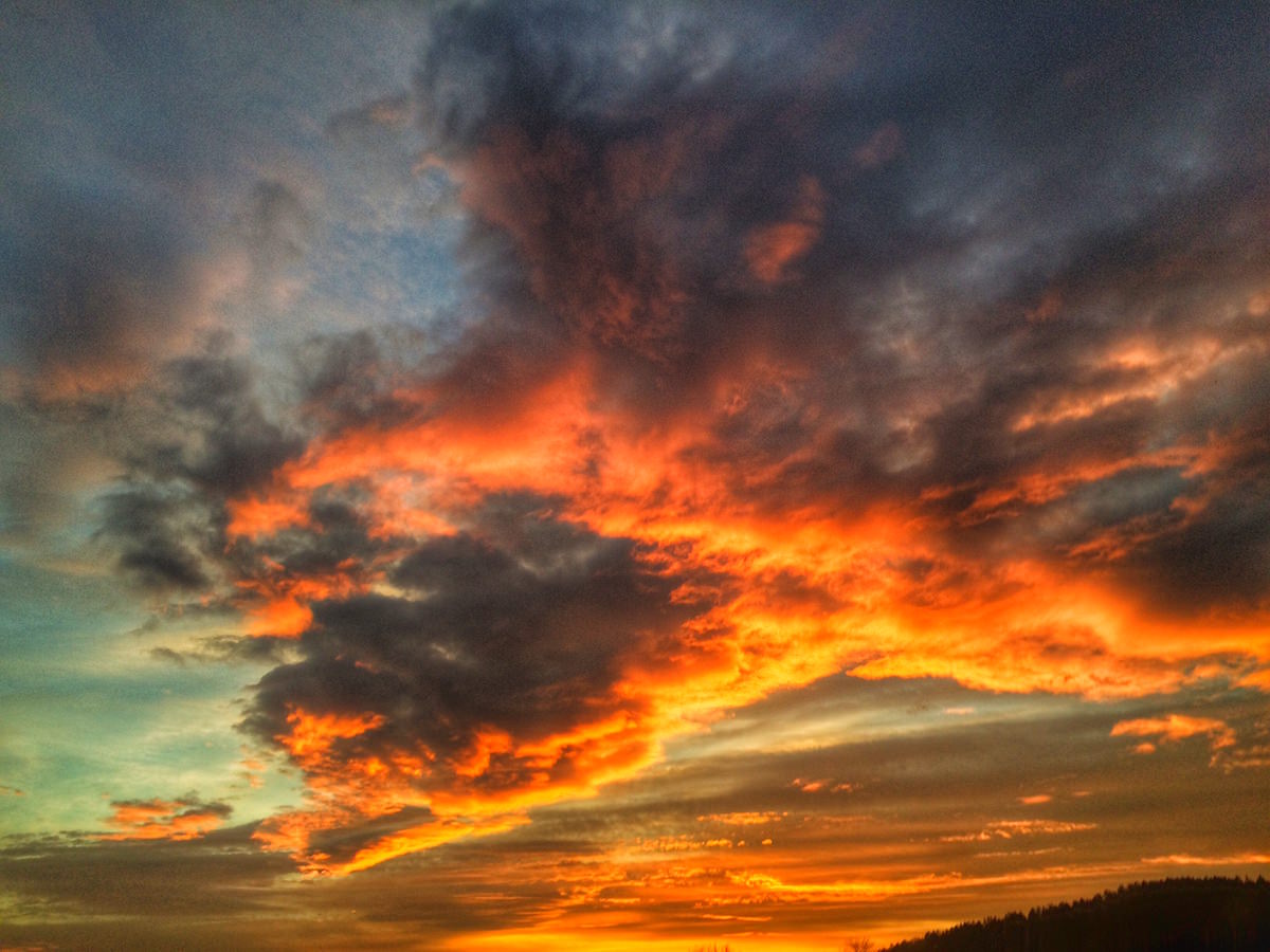 Večerno nebo / magične barve