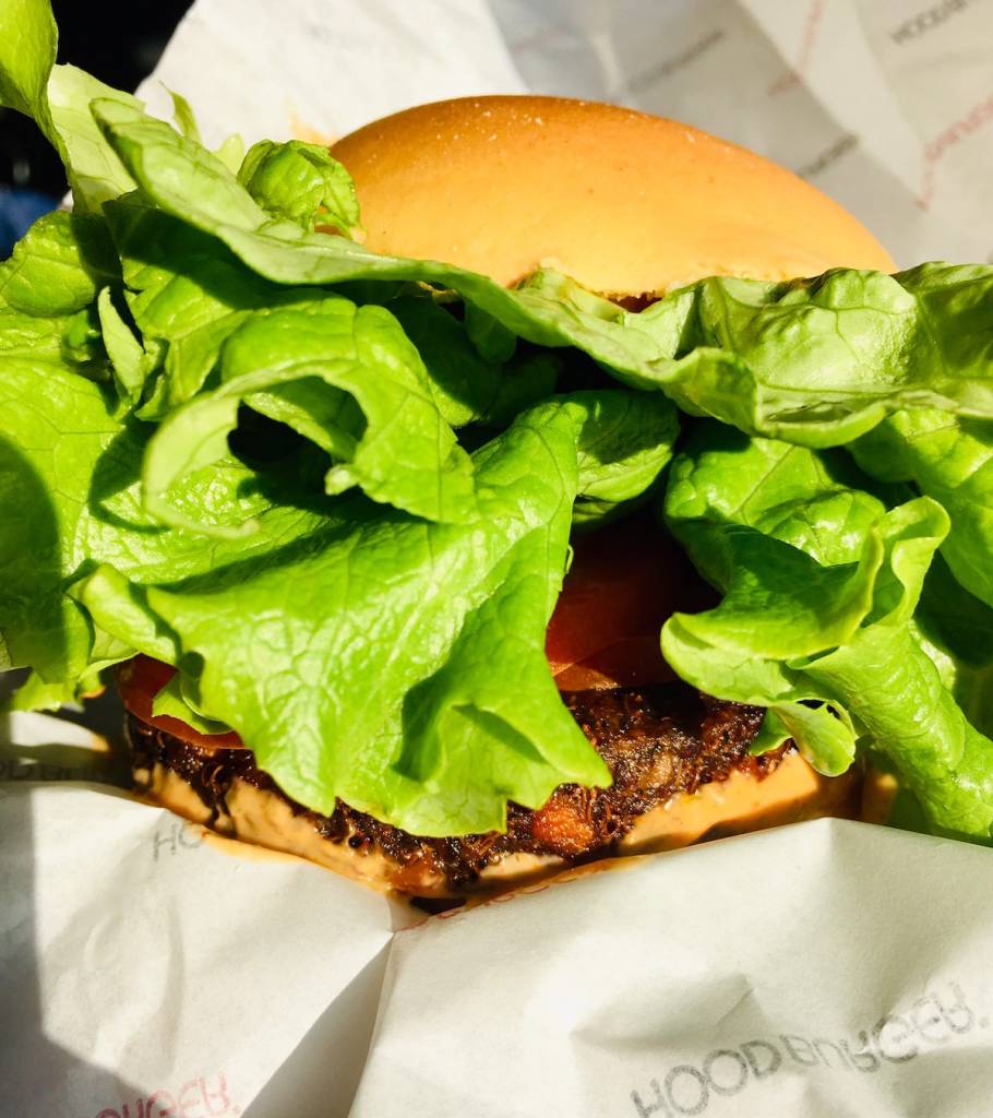 Hood Burger veganski burger / Vegan Hood za 6,90 je še daleč od dobrega ...