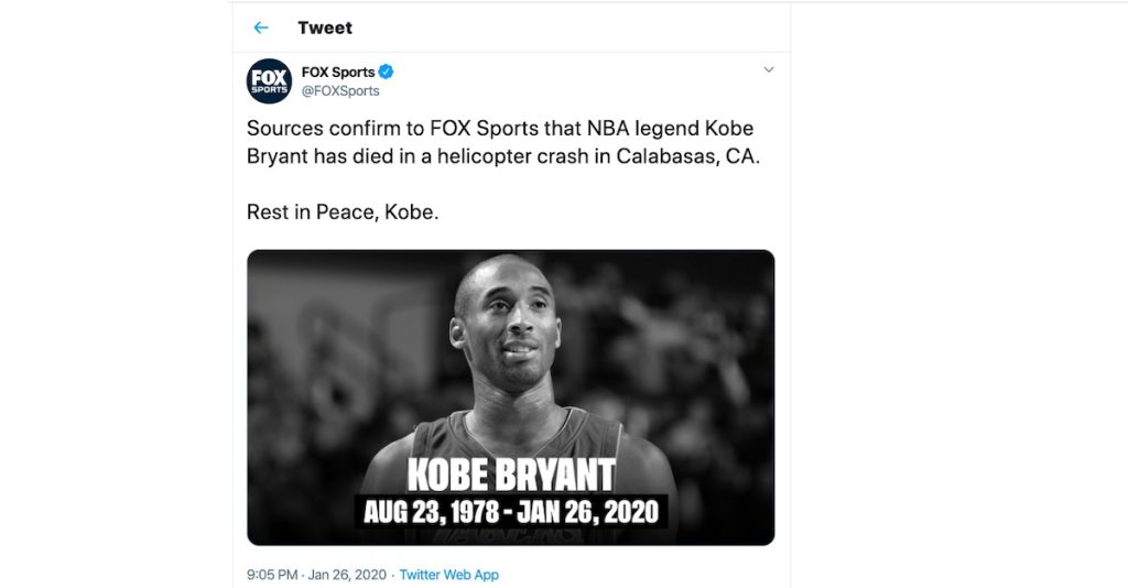 RIP Kobe Bryant