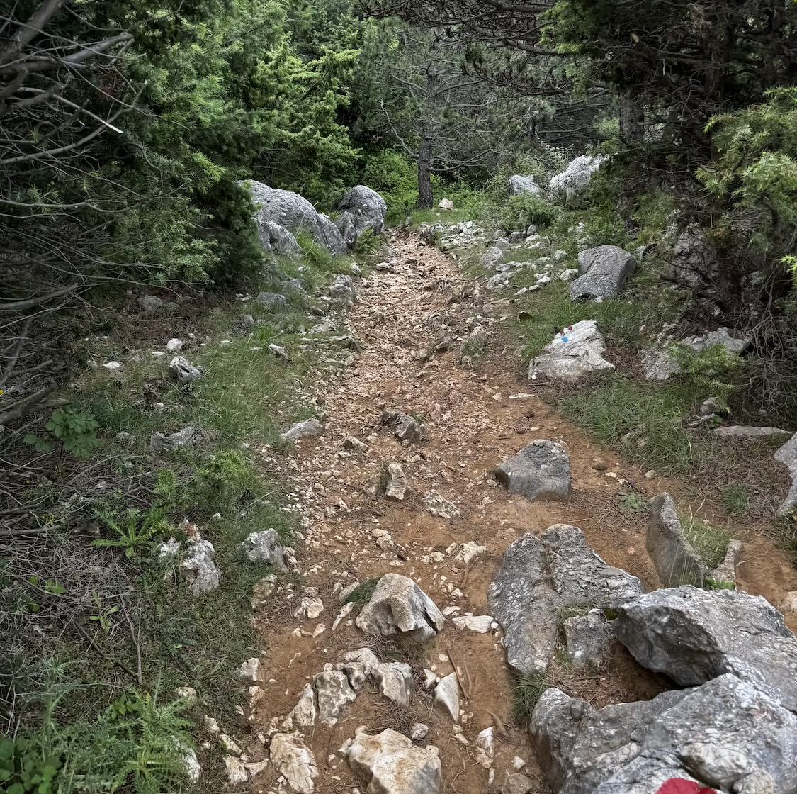 Obzova - najvišji vrh otoka Krk / 568 metrov nad morjem